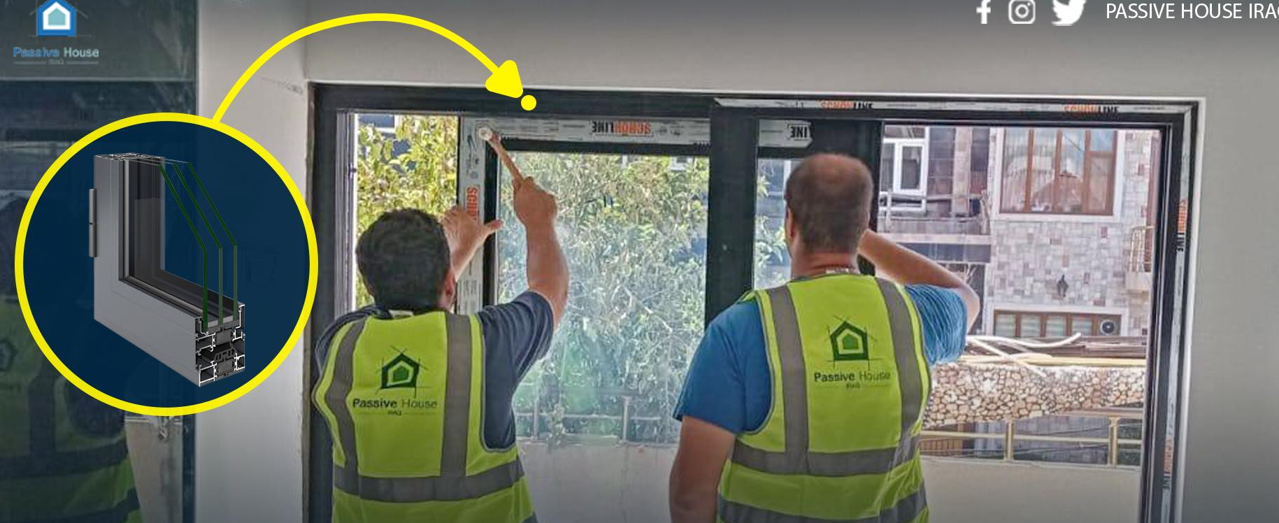 Installing Passive House windows